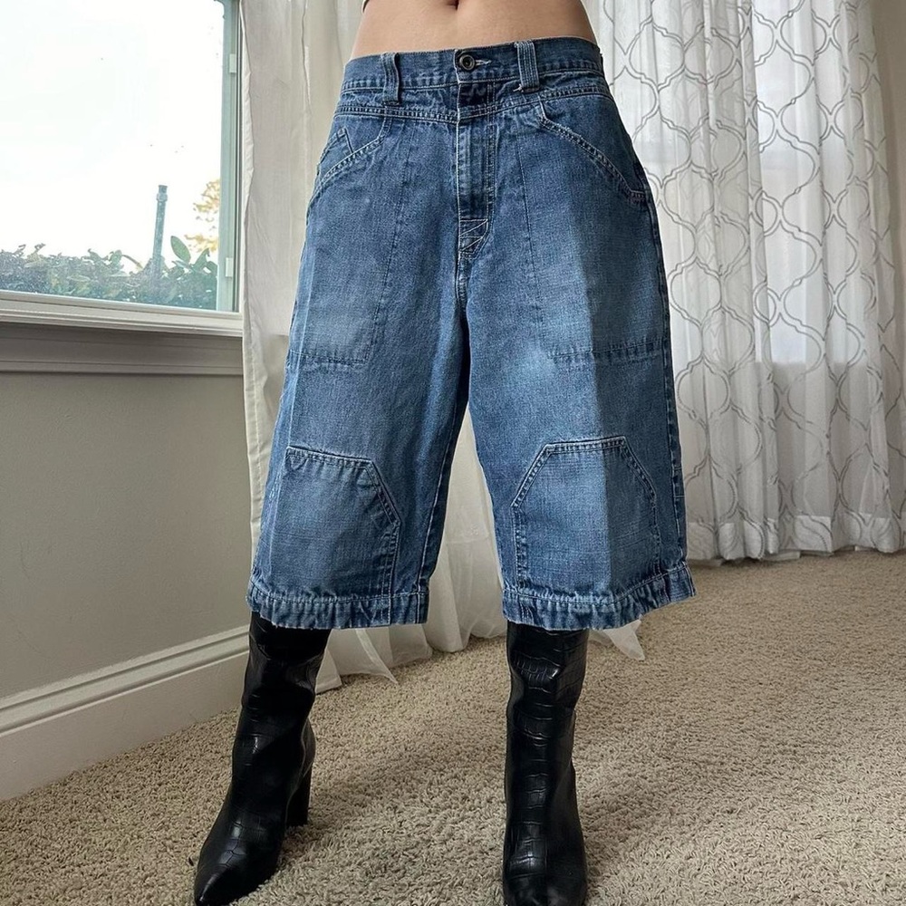 Vtg Patchwork Jorts - Gem